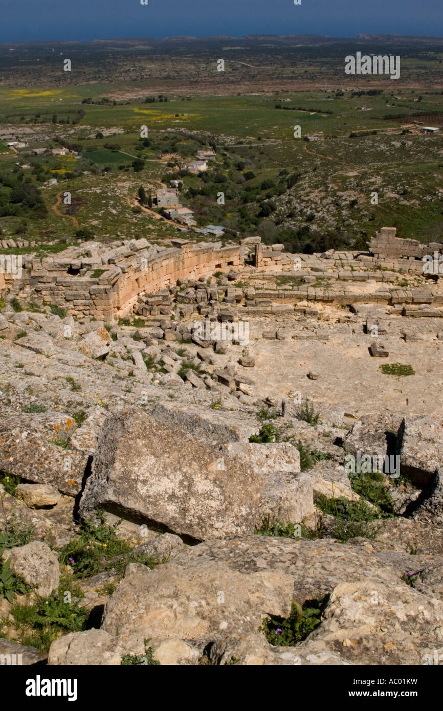 Cyrene, Shahat, Libya. Greek Theater Stock Photo - Alamy