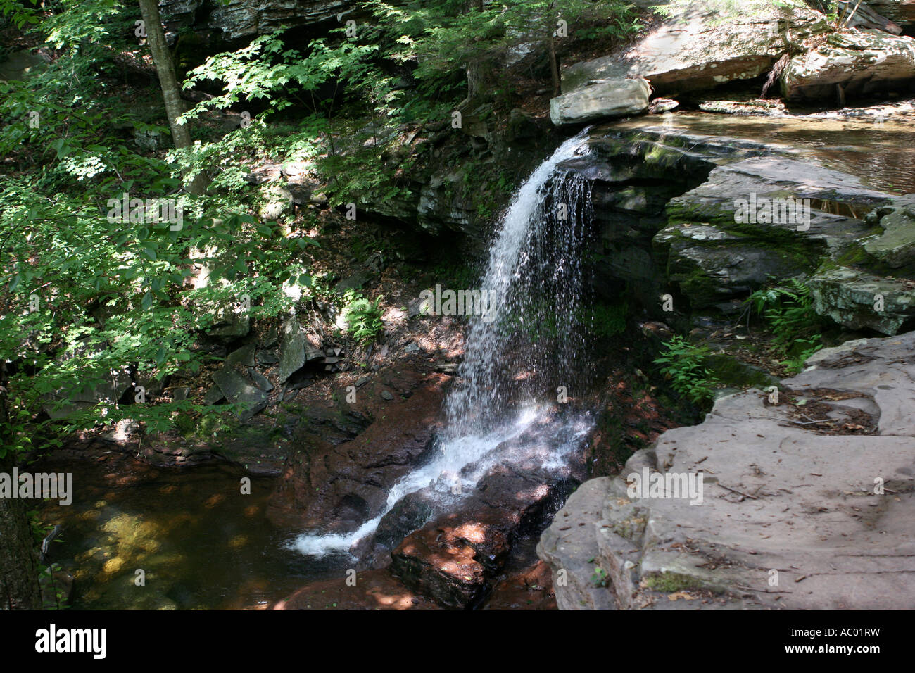 A beautiful waterfall Stock Photo - Alamy