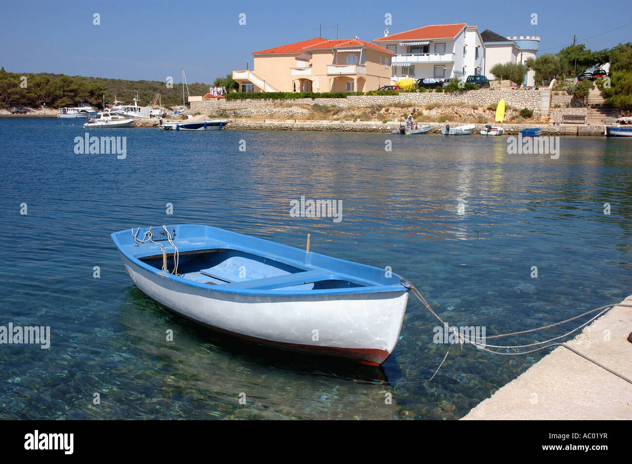 Simuni Pag Island Dalmatia Croatia former ex Yugoslavia Pago Dalmacija ...