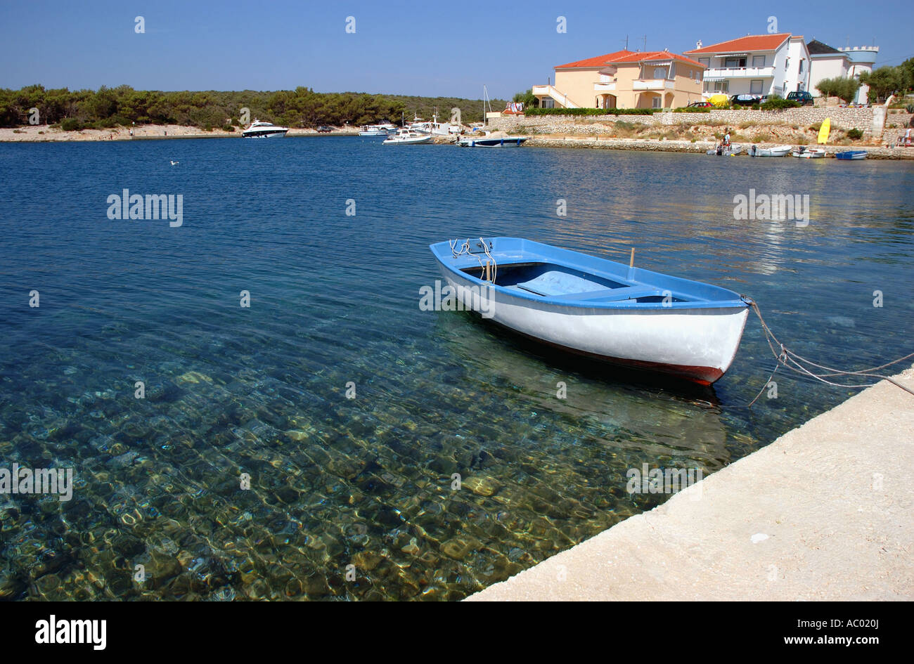 Simuni Pag Island Dalmatia Croatia former ex Yugoslavia Pago Dalmacija ...