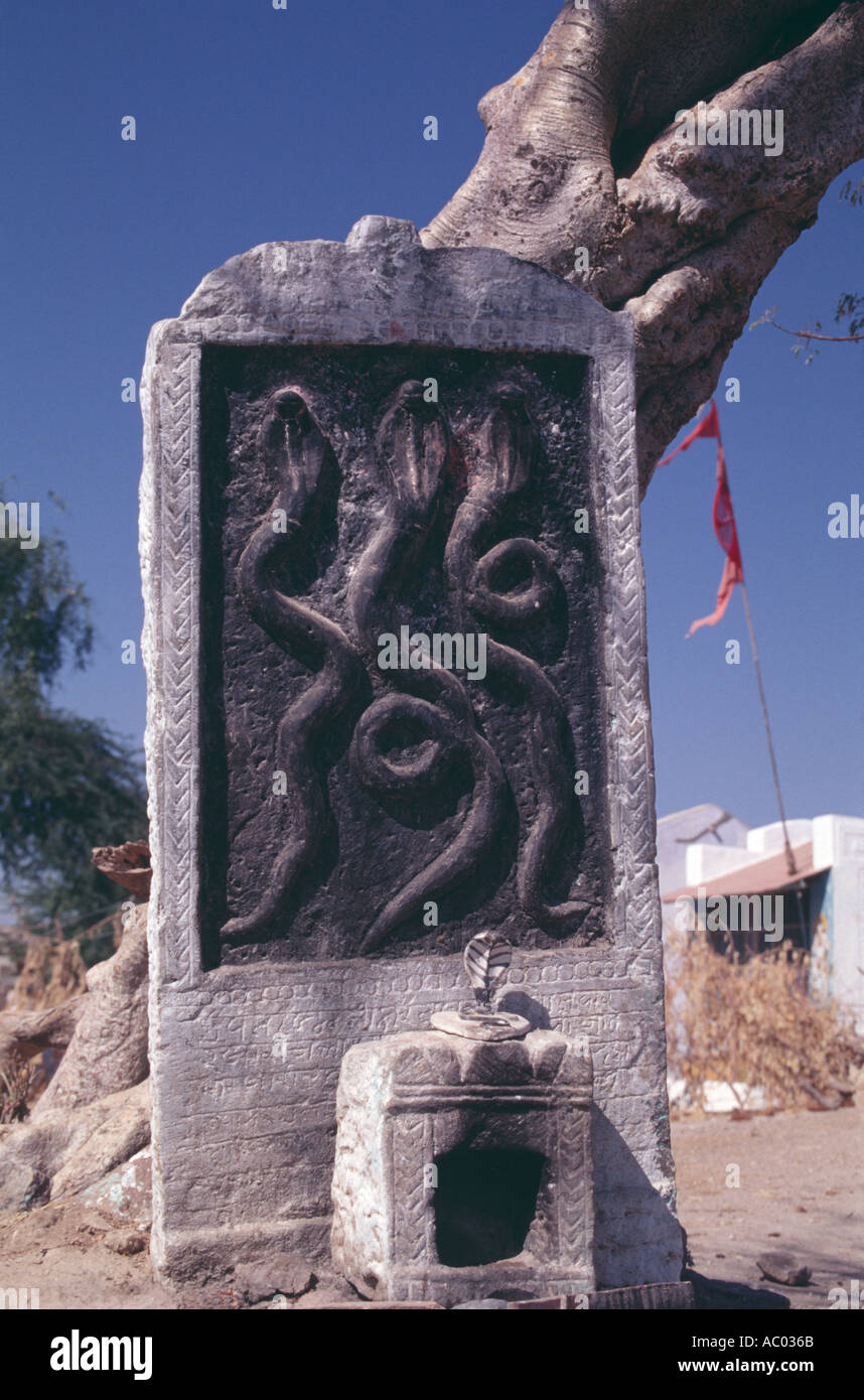 A snake temple in Gujarat Stock Photo - Alamy