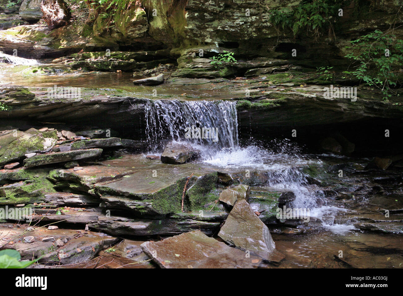 A beautiful waterfall Stock Photo - Alamy