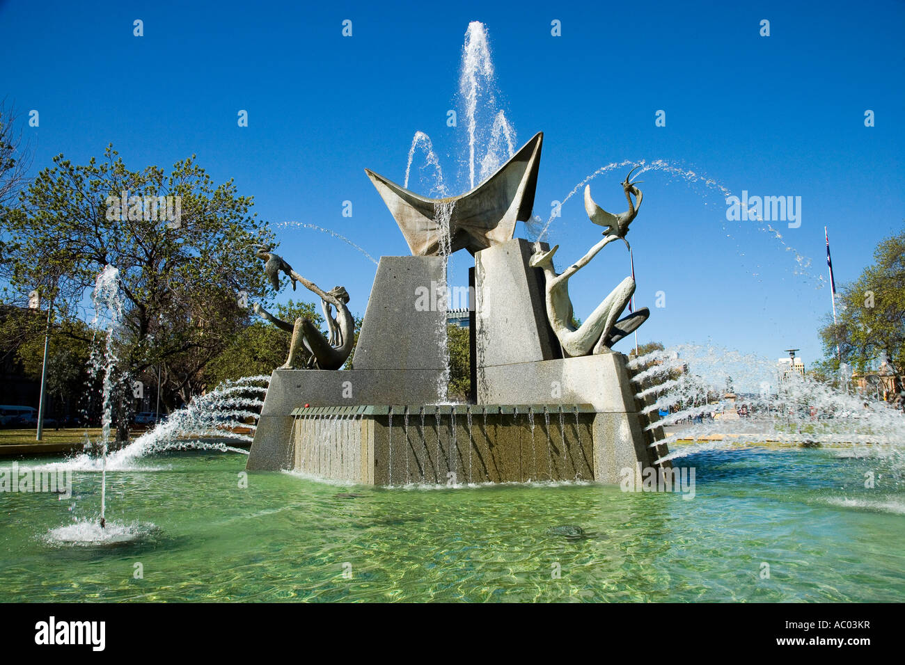 Victoria square fountain adelaide hi-res stock photography and images ...