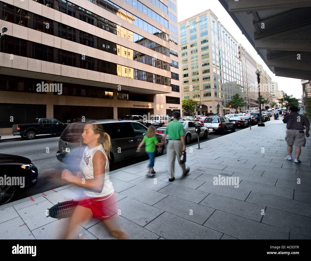 A jogger in Washington, D.C Stock Photo - Alamy