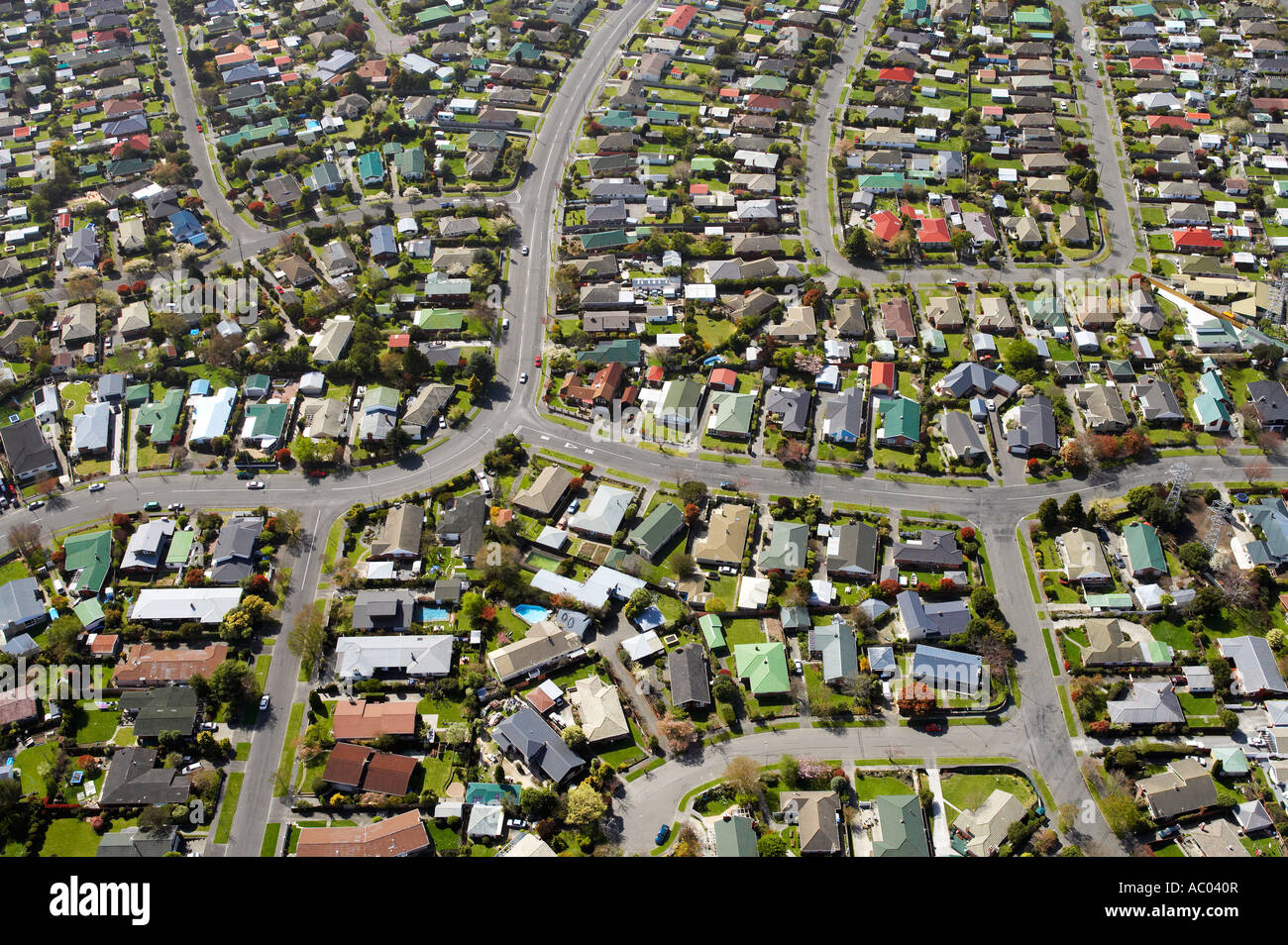 Christchurch suburbs hi-res stock photography and images - Alamy