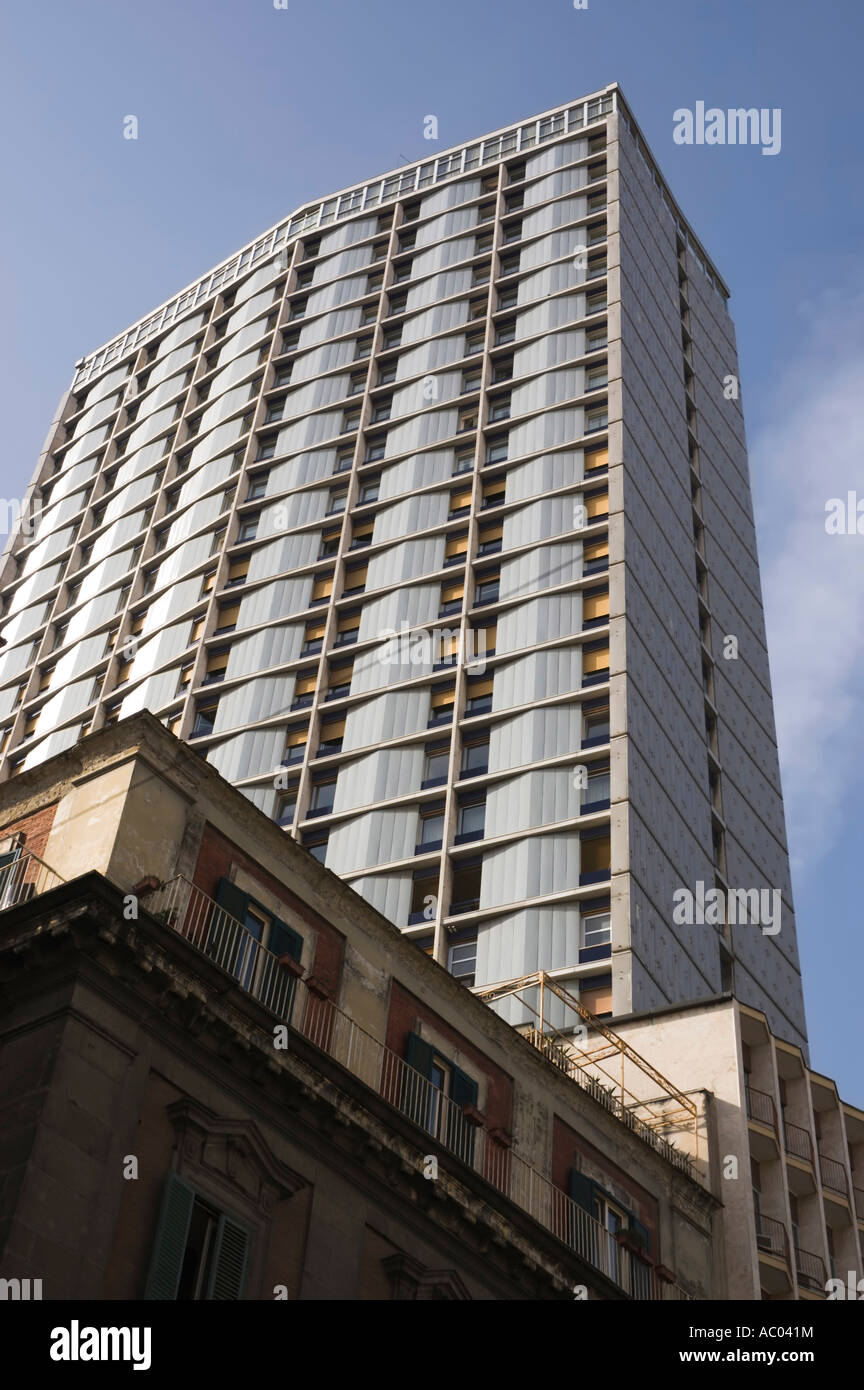 high rise new apartment building ,Naples Italy Stock Photo - Alamy