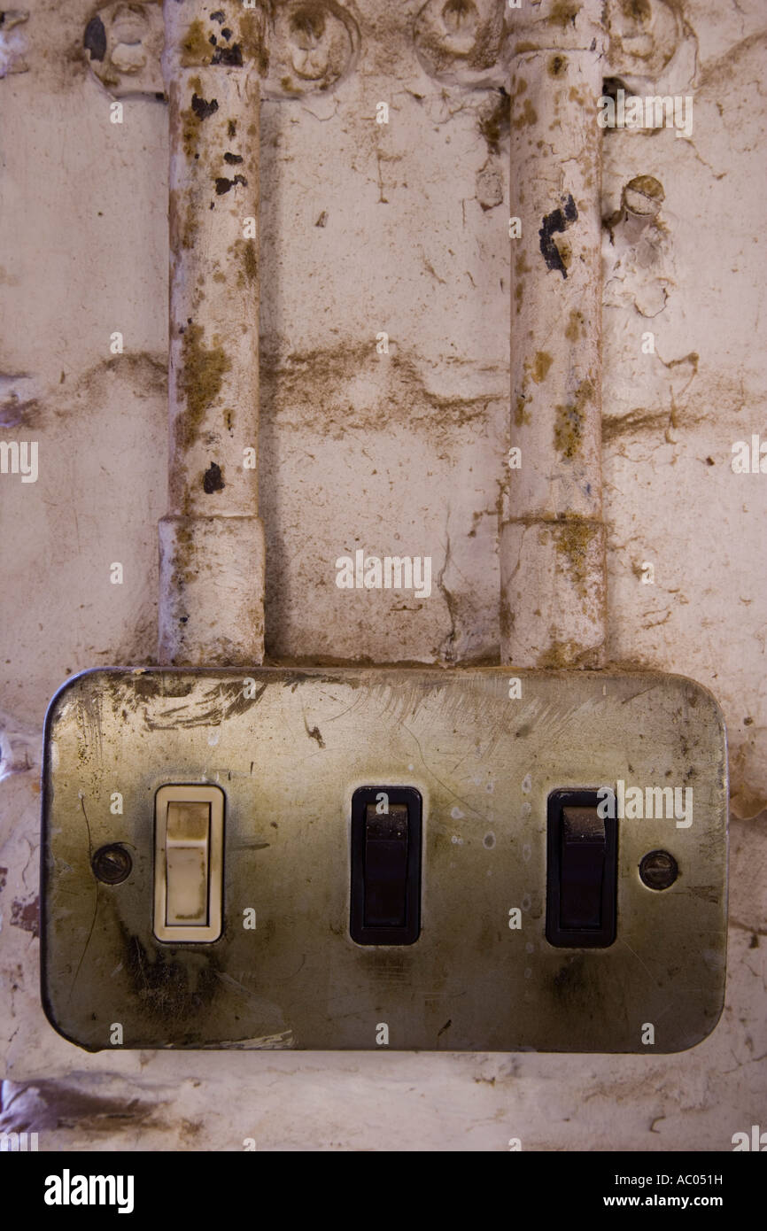 An old light switch in a factory Stock Photo - Alamy