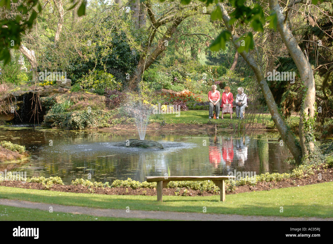 Dewstow gardens spring hi-res stock photography and images - Alamy