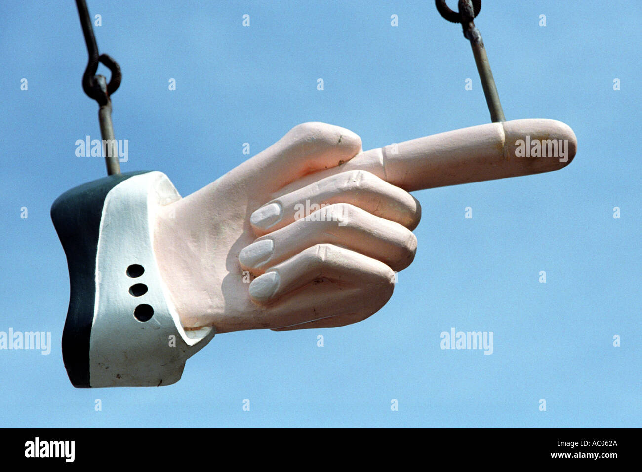 A hand with finger pointing Stock Photo - Alamy