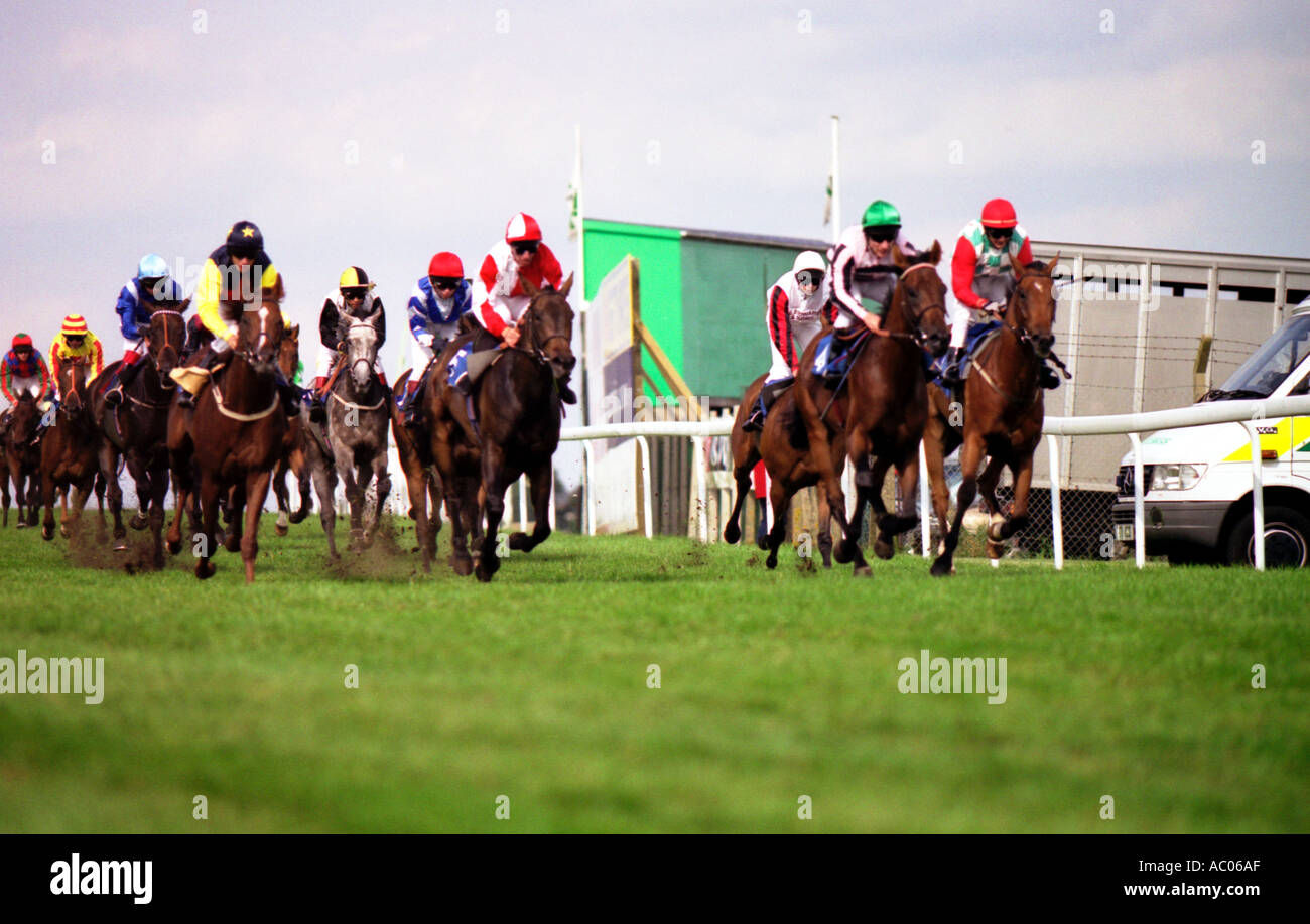 Winning post racing hi-res stock photography and images - Alamy