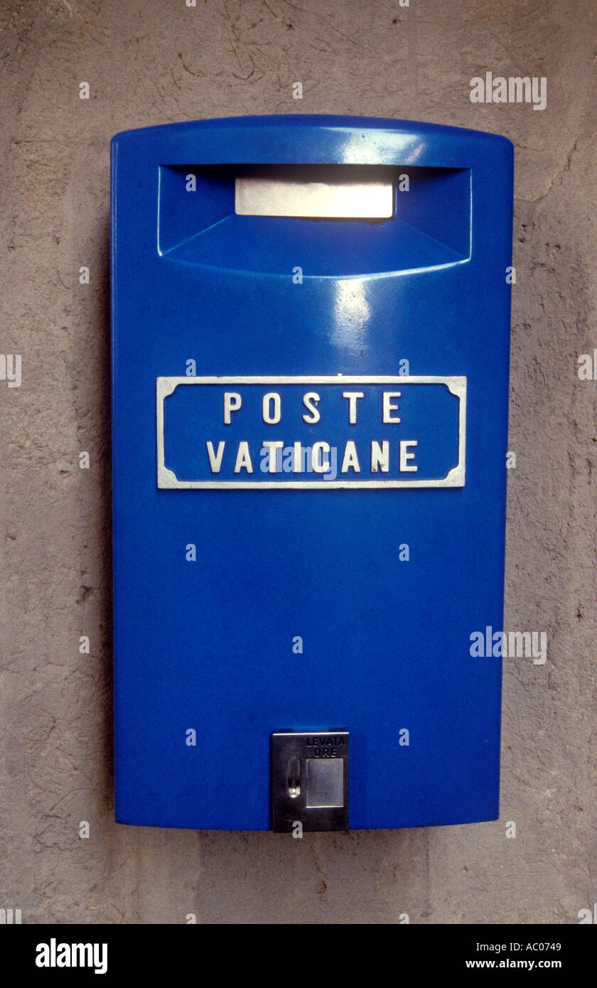 Vatican post box Rome Italy Stock Photo - Alamy
