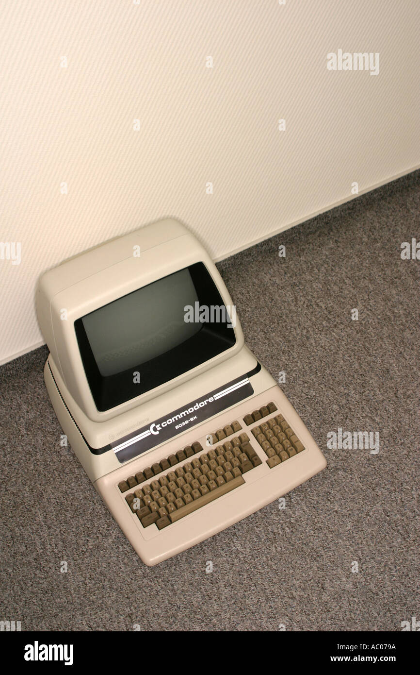 Classic Commodore 8032 SK computer designed by colani Stock Photo - Alamy