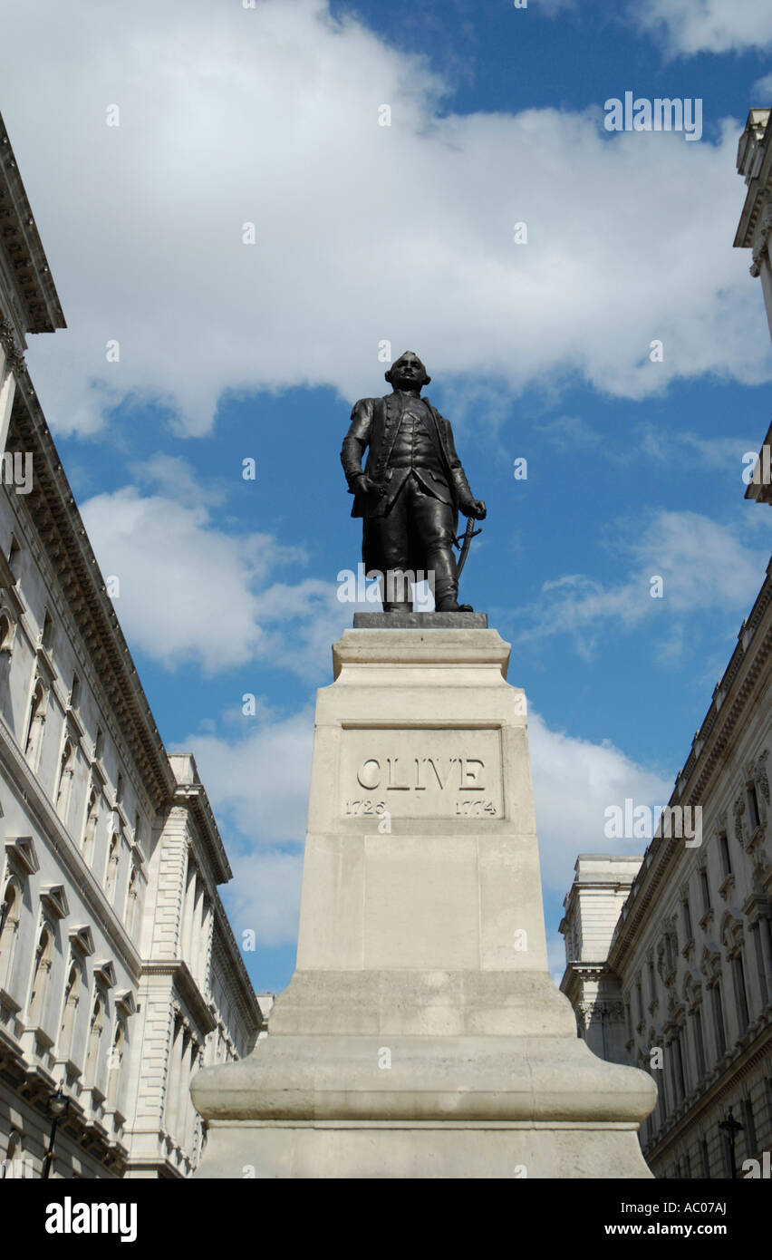 Statue of Clive of India in King Charles Street Westminster London ...