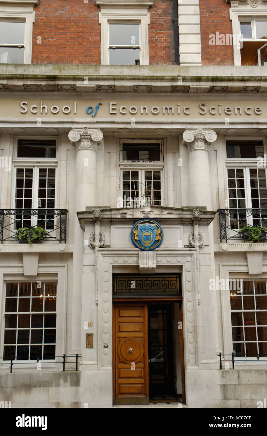 School of Economic Science organisation headquarters in Mandeville Place Marylebone London Stock ...