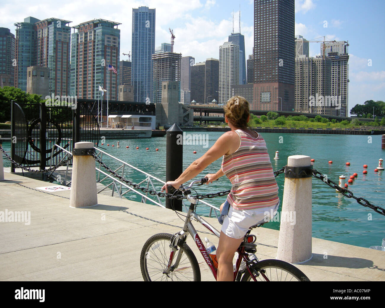 Exploring Chicago Waterfront Stock Photo - Alamy