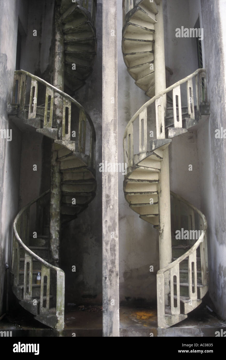 Spiral staircases Melaka Malaysia Stock Photo - Alamy