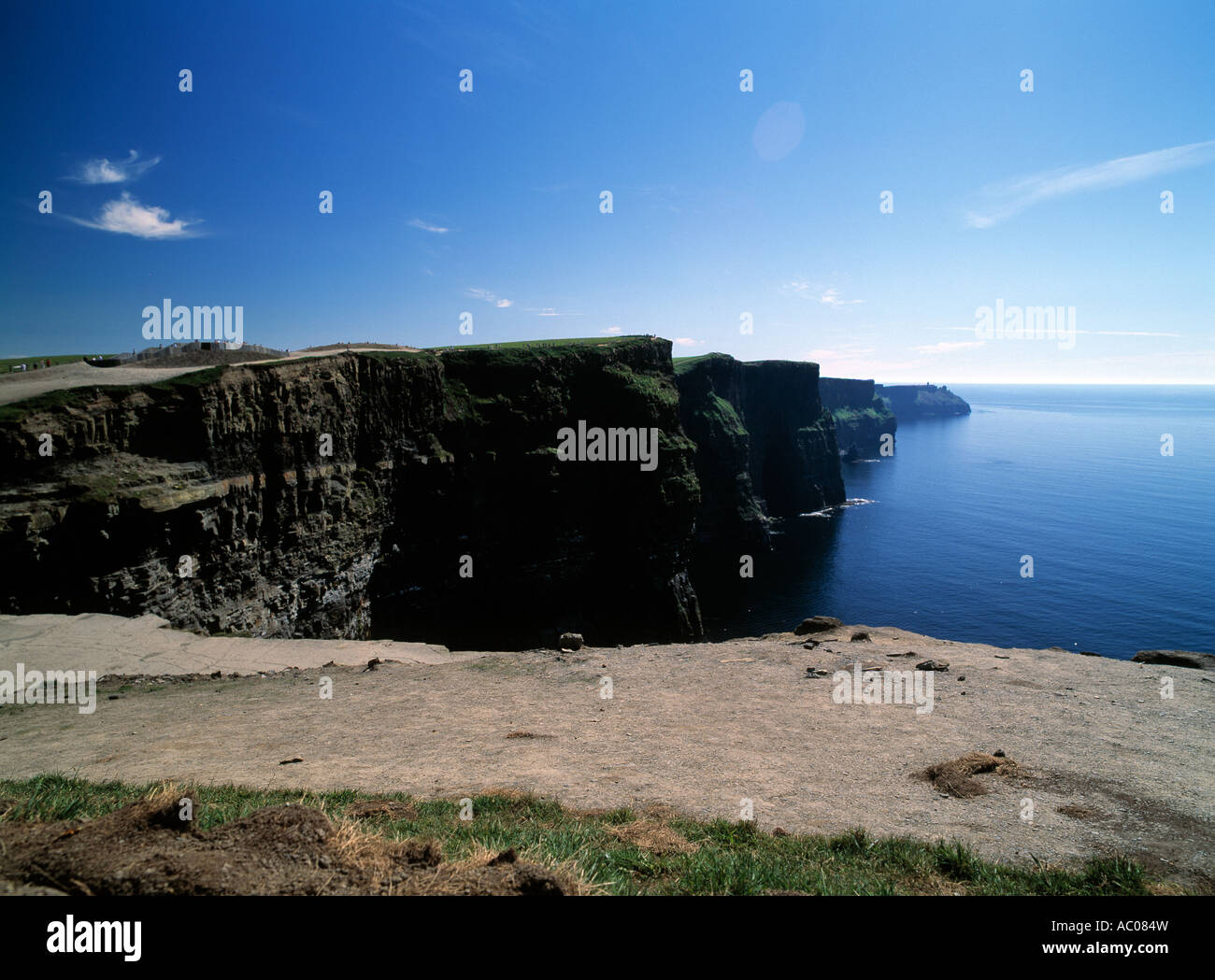 ireland, county clare, cliffs of moher, large high cliffs on ireland ...