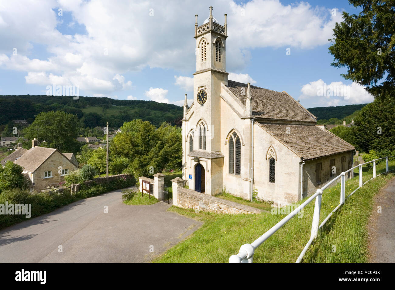 Sheepscombe cotswold hills cotswolds sdc hi-res stock photography and ...