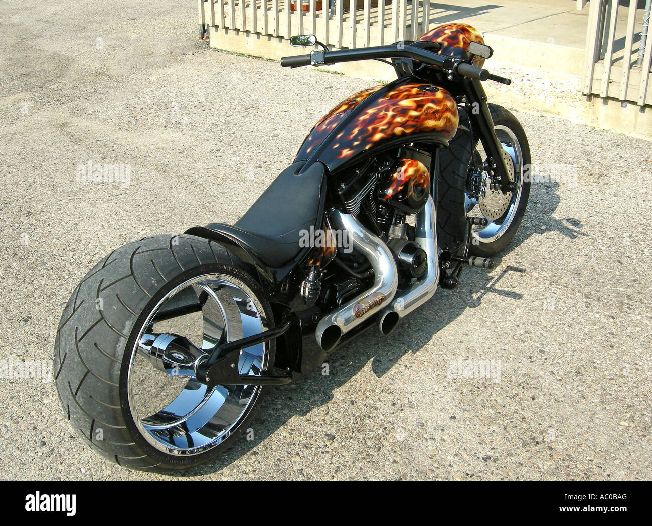 Custom chopper bike seat hi-res stock photography and images - Alamy