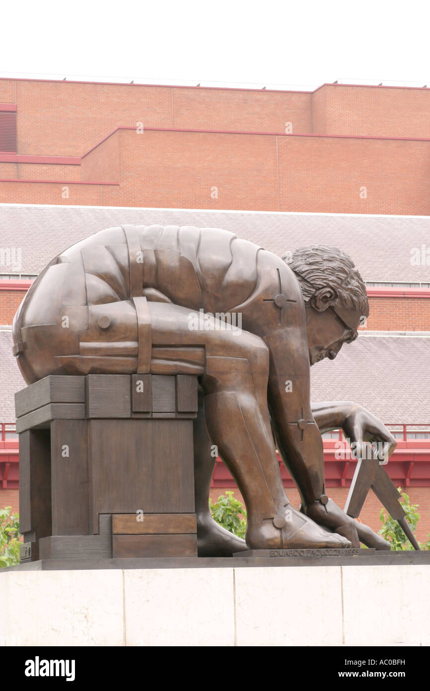 Sir isaac newton sculpture british library hi-res stock photography and ...