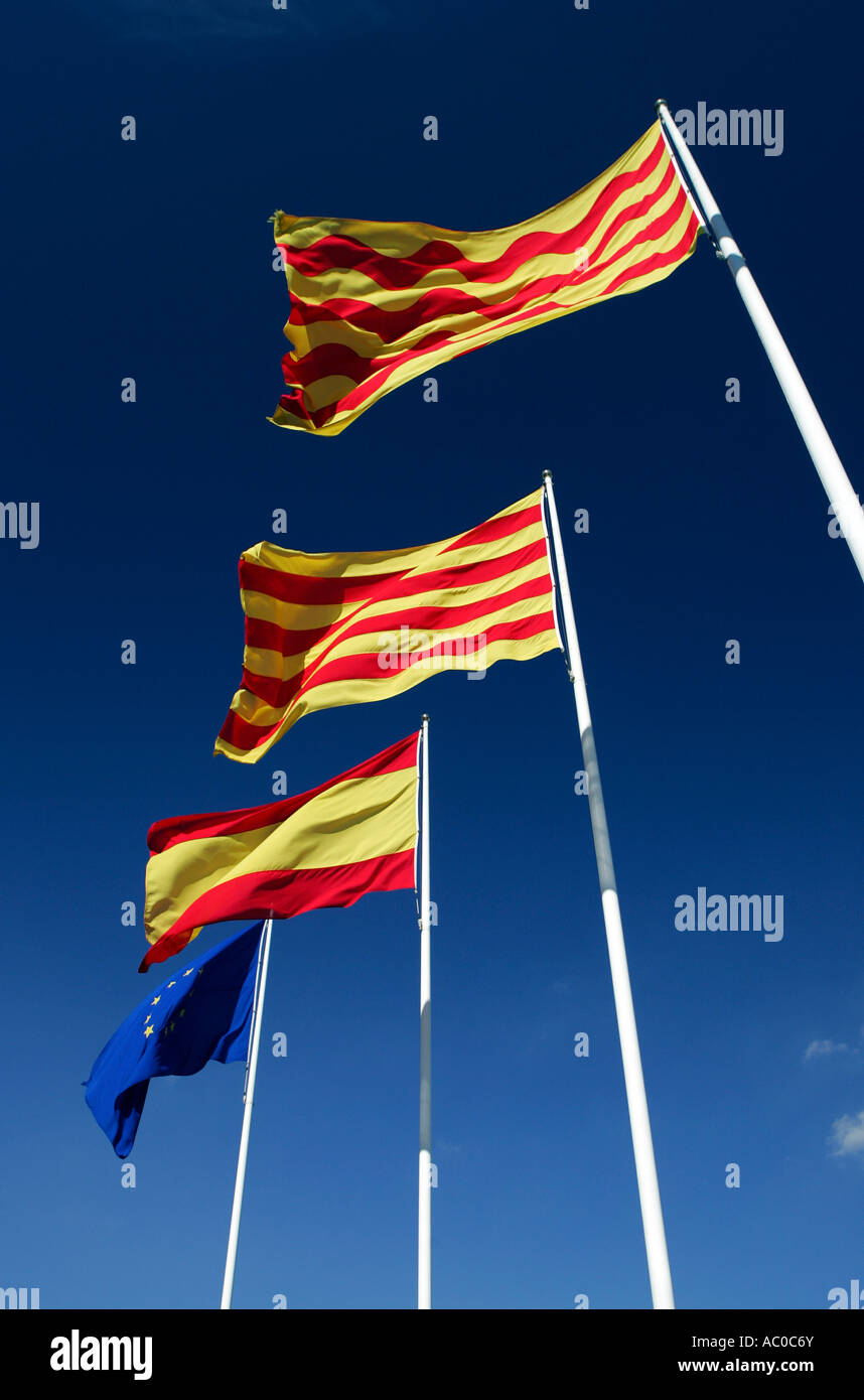 Flags spain hi-res stock photography and images - Alamy