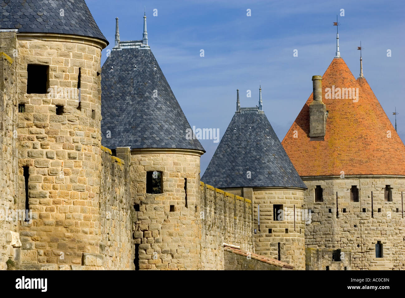 The castle of Carcassonne Stock Photo - Alamy