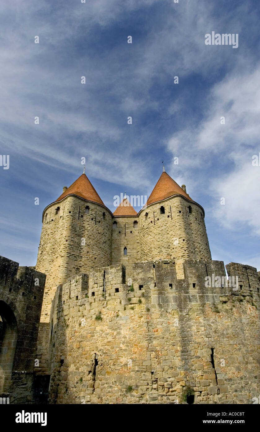 The castle of Carcassonne Stock Photo - Alamy