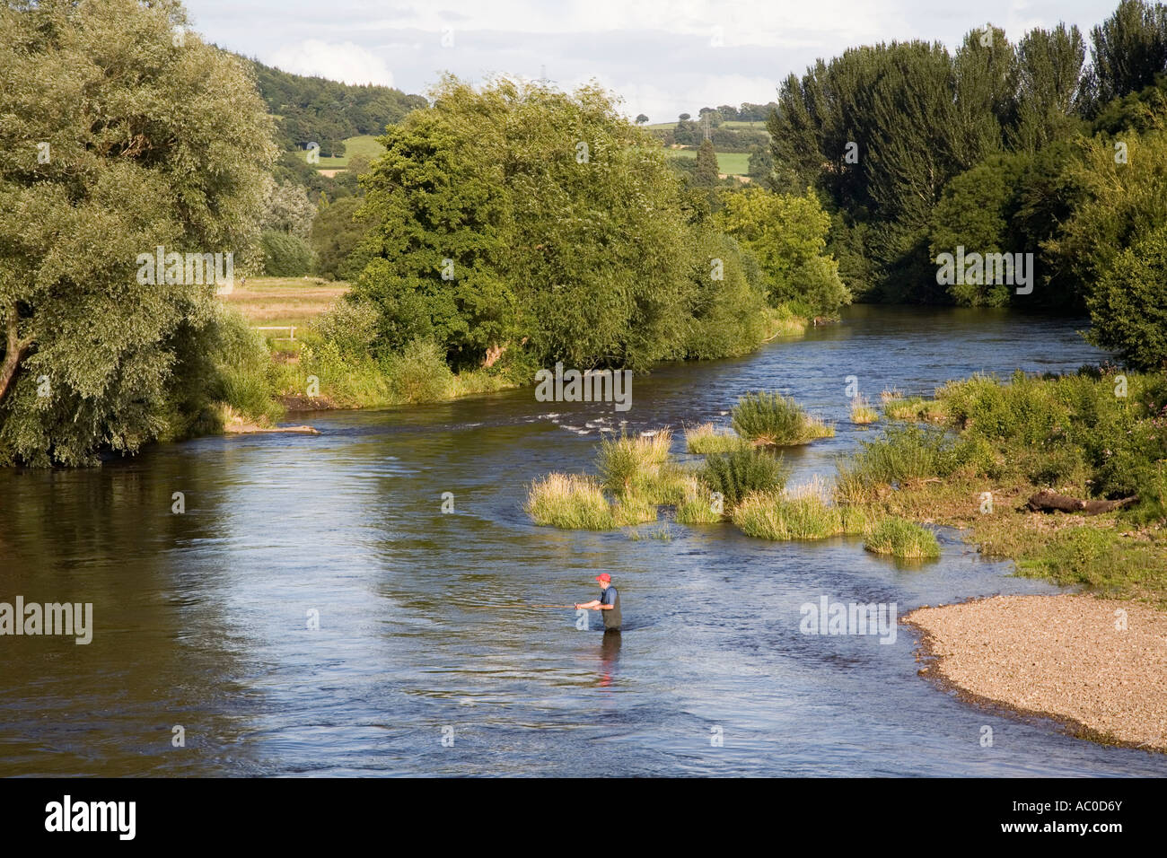 Wales river usk abergavenny hi-res stock photography and images - Alamy