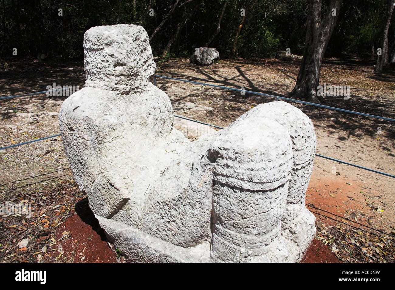 A Chac Mool, reclining human figure, Chichen Itza Archaeological Site ...