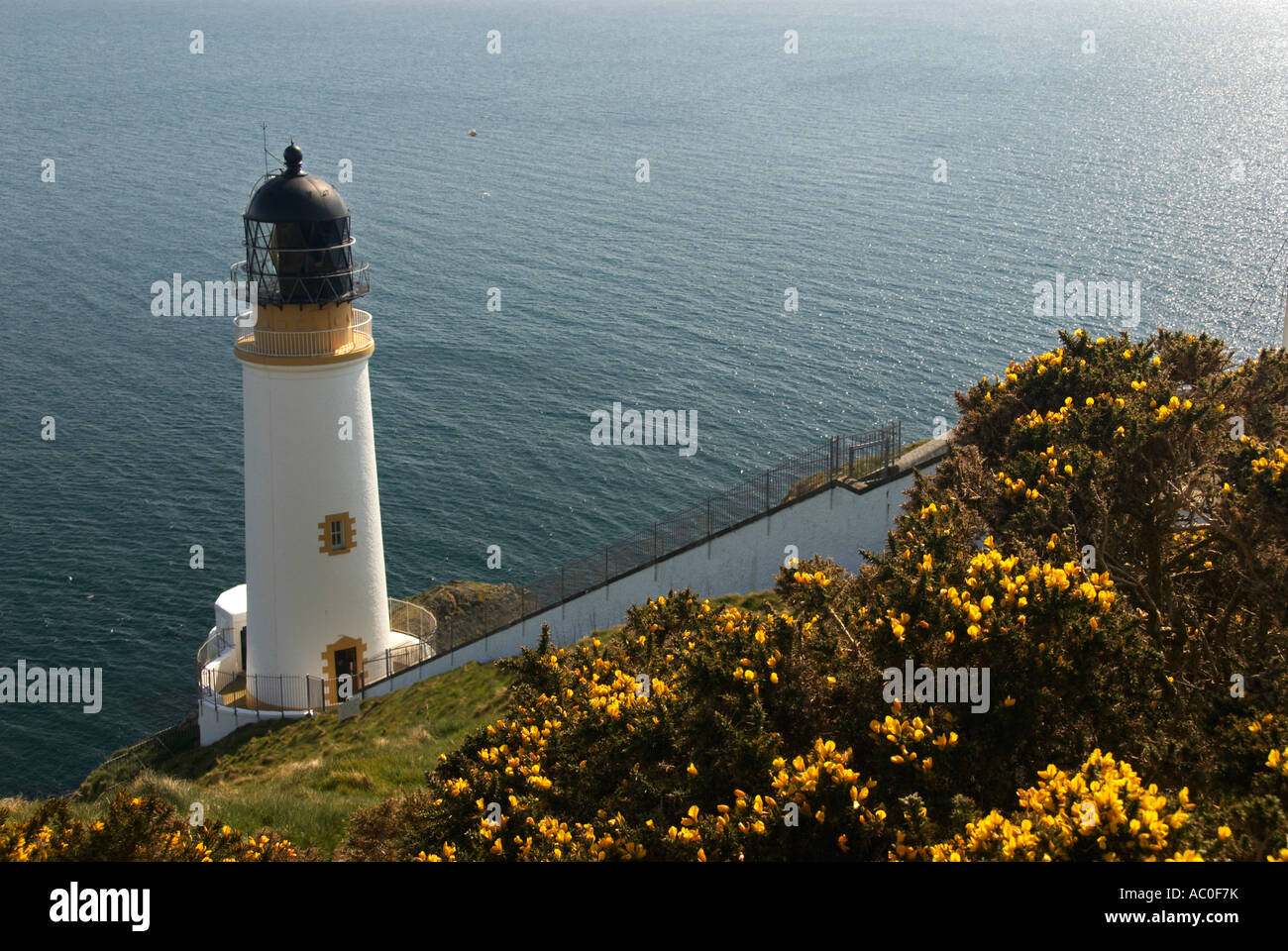 Lighthouse At Maughold Head IOM Stock Photo - Alamy