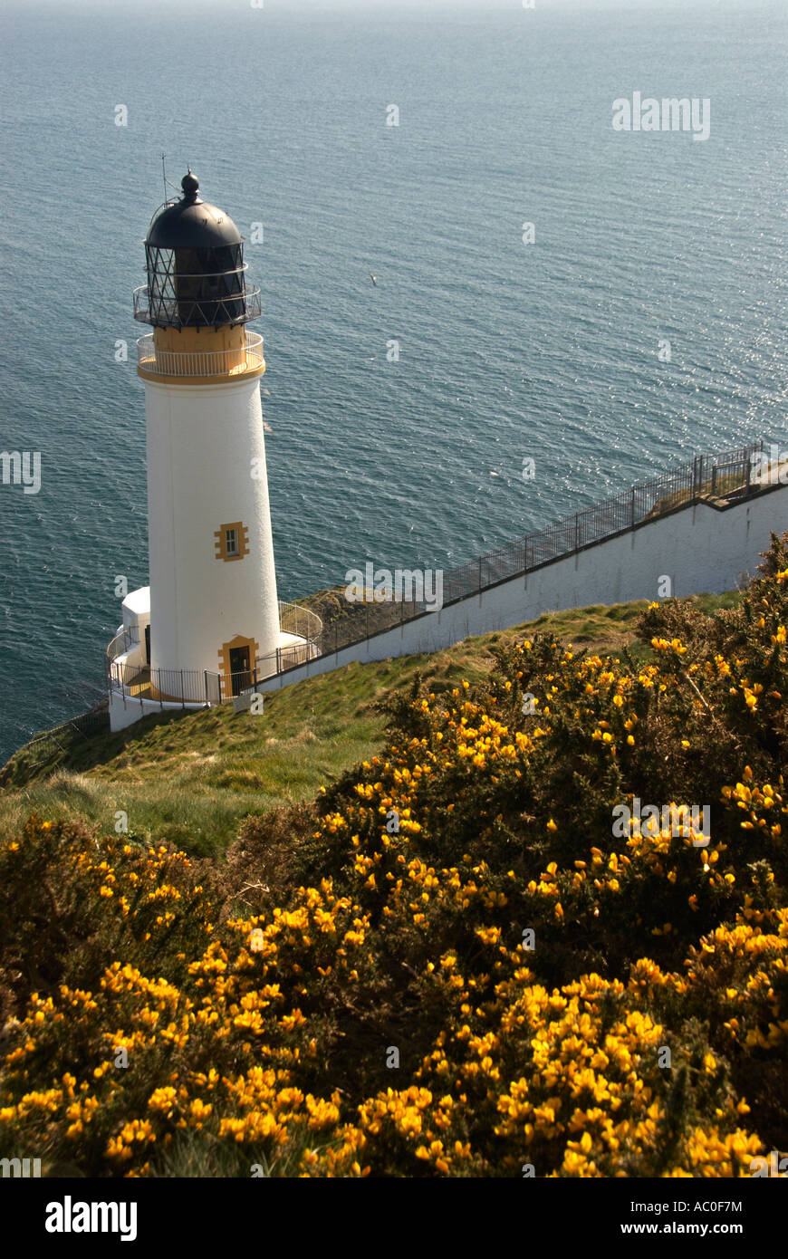 The Lighthouse At Maughold Head IOM Stock Photo - Alamy