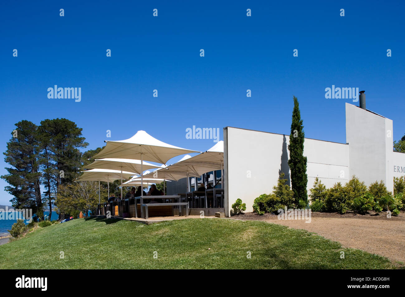 The award winning Peppermint Bay restaurant Woodbridge Tasmania Stock ...