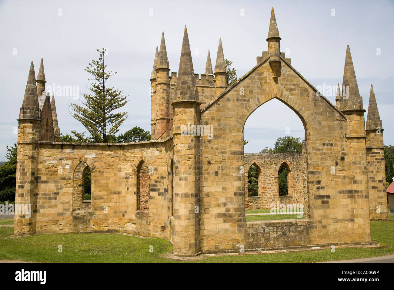 The infamous penal colony of Port Arthur on the Tasman Peninsula ...