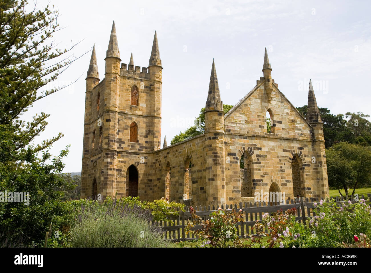 The infamous penal colony of Port Arthur on the Tasman Peninsula ...
