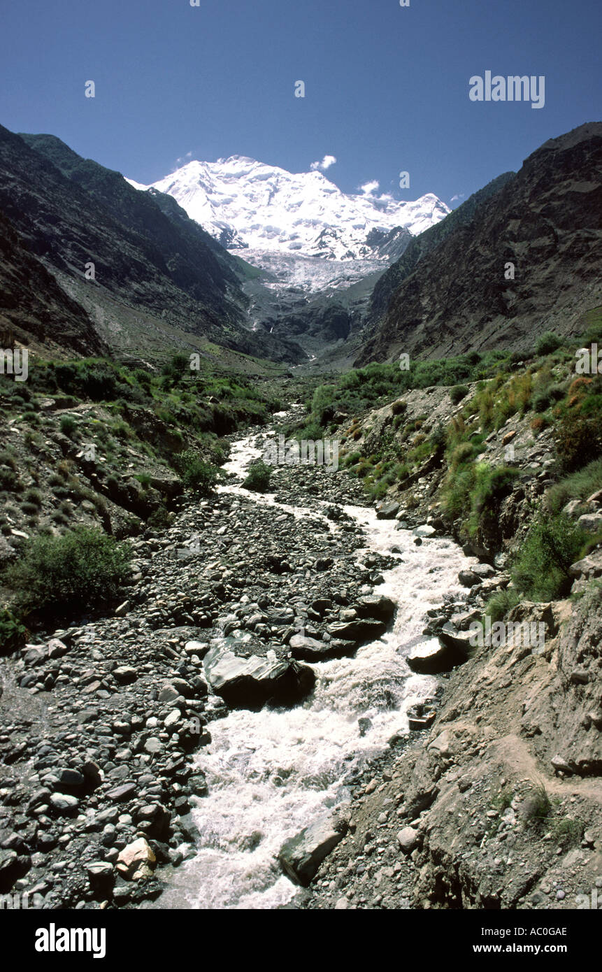 Pakistan Azad Kashmir Mt Rakaposhi 7788m Stock Photo - Alamy