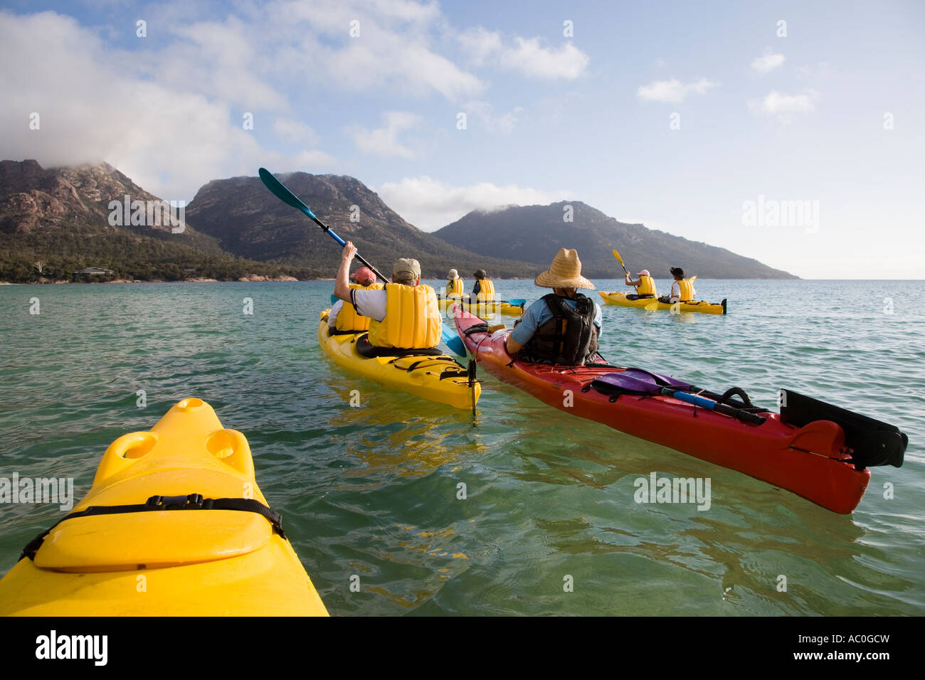 Coles bay sea kayak hi-res stock photography and images - Alamy