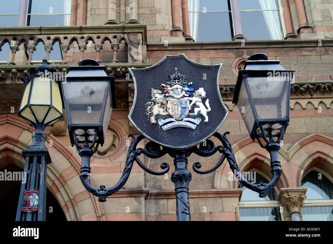 Lamp post, Chester Stock Photo - Alamy