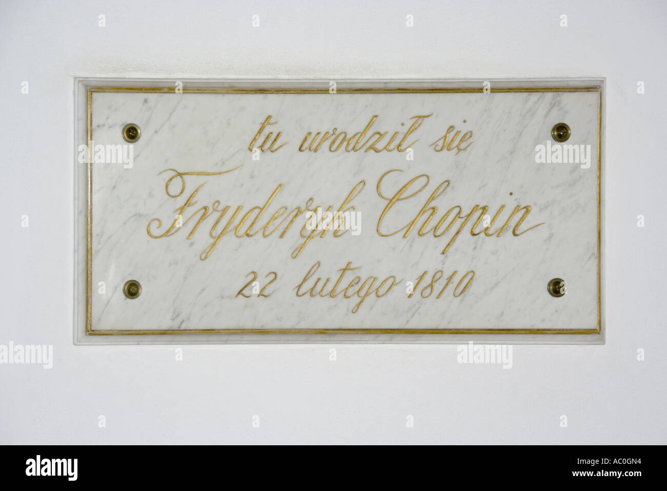 Birthplace of fryderyk chopin in zelazowa wola hi-res stock photography ...