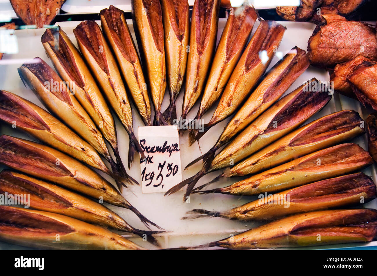 Display of Fish at the Central Market Riga Stock Photo - Alamy