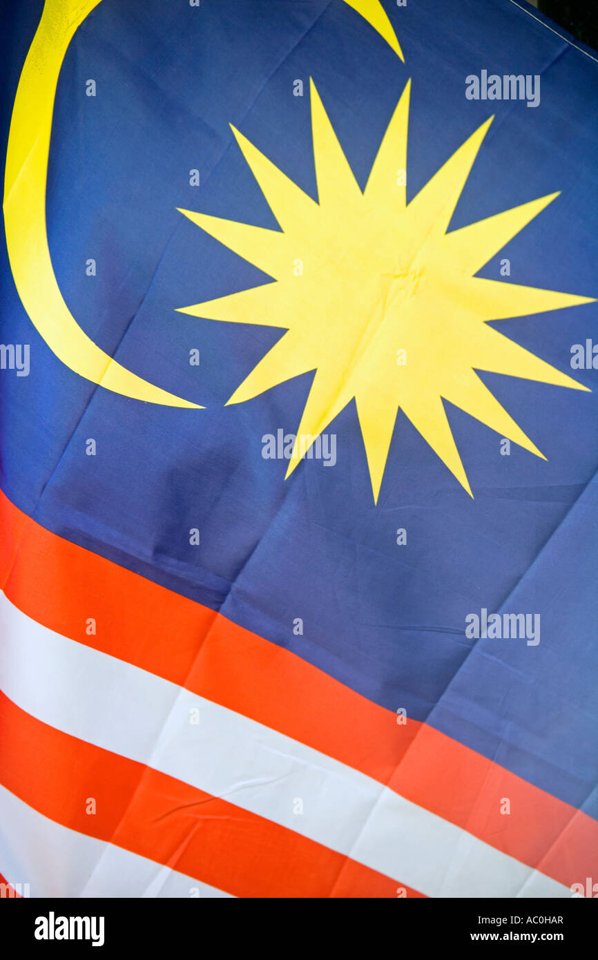 Details of the Malaysian National Flag Stock Photo - Alamy
