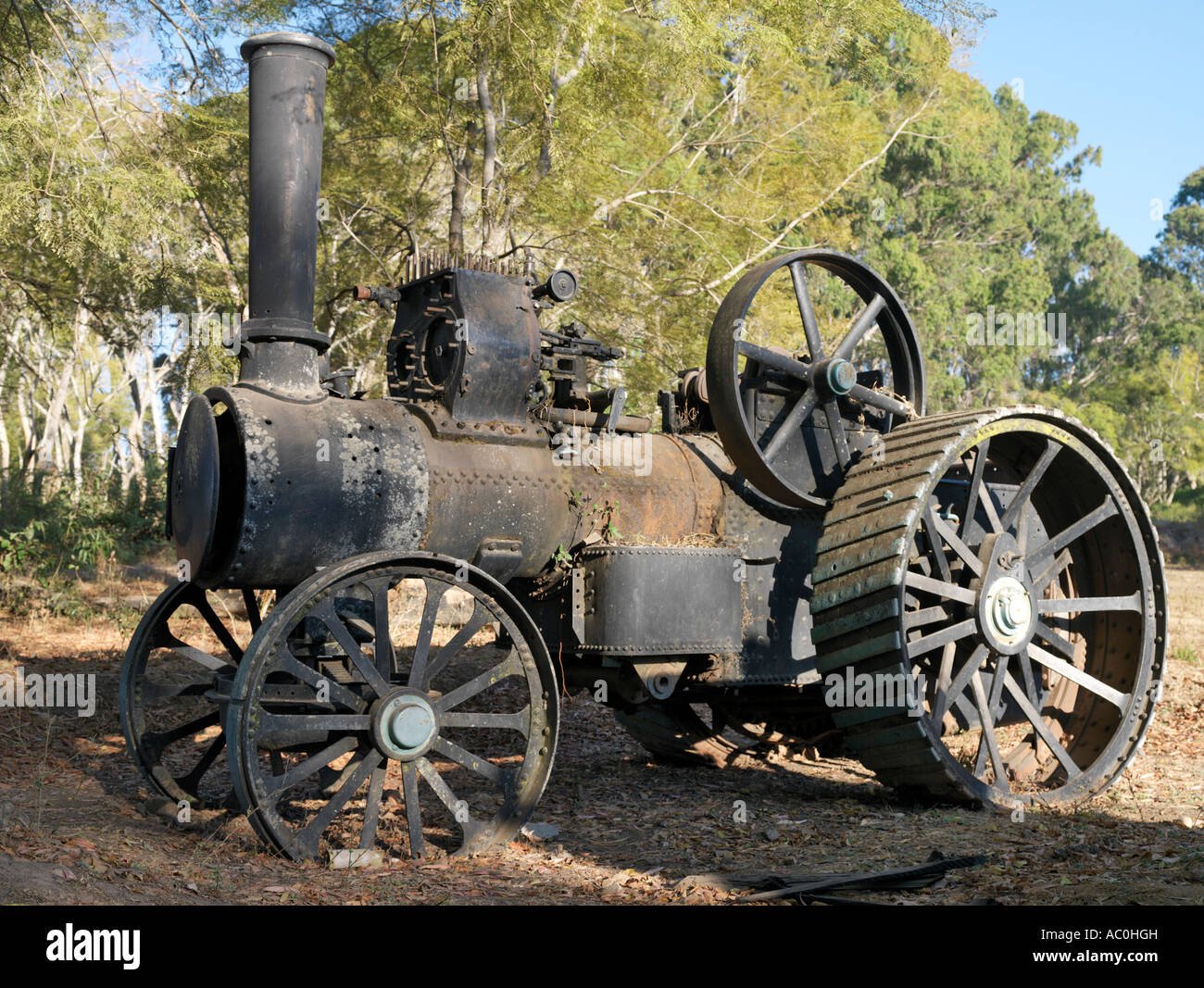Old steam traction engine africa hi-res stock photography and images ...