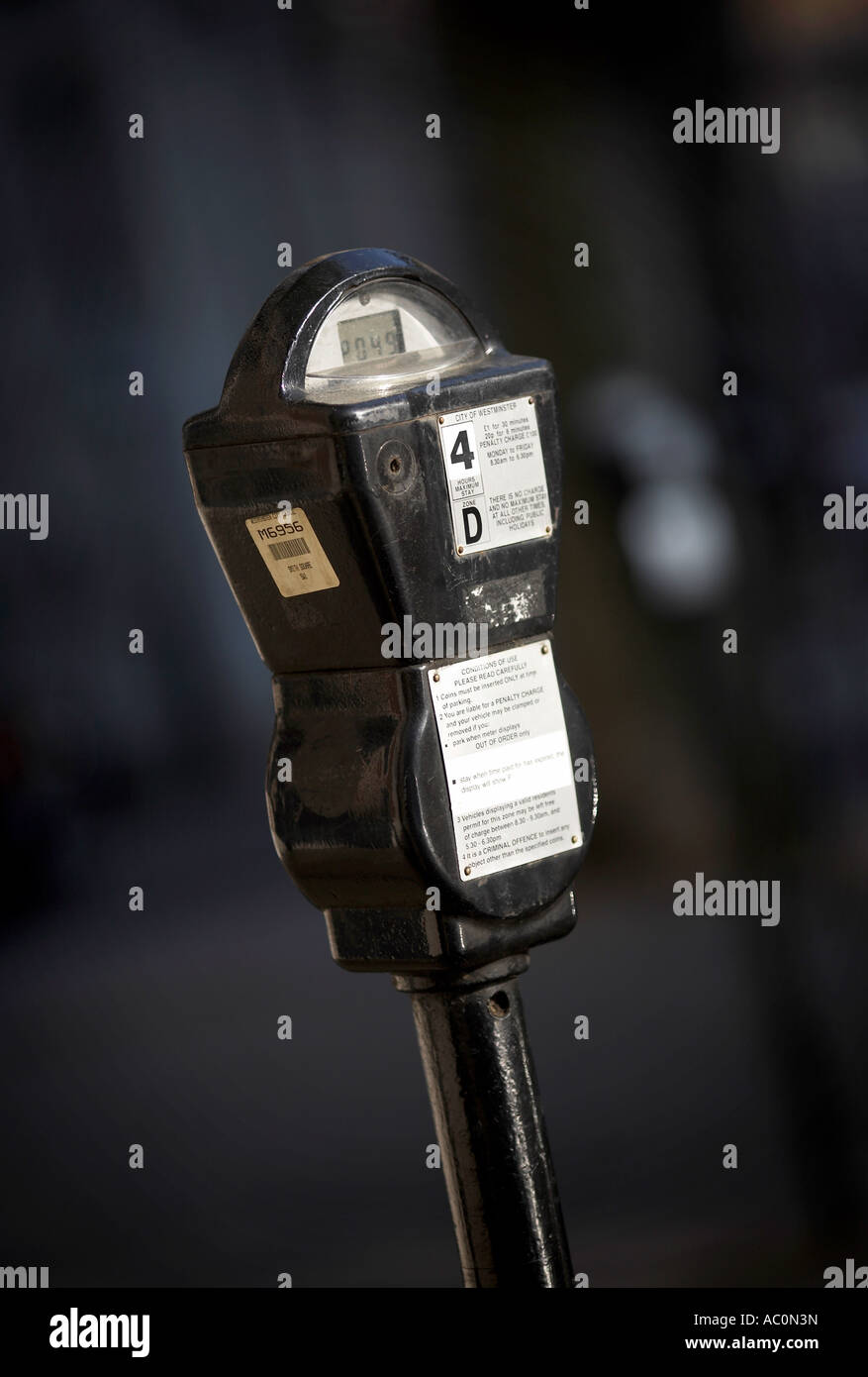 A parking meter in London Stock Photo - Alamy