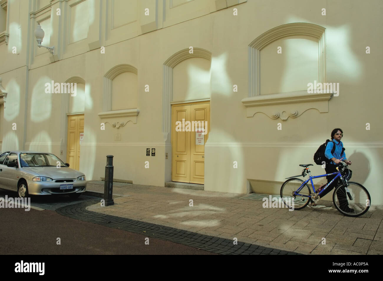 Western Australia Perth King Street White yellow traditional wall with ...