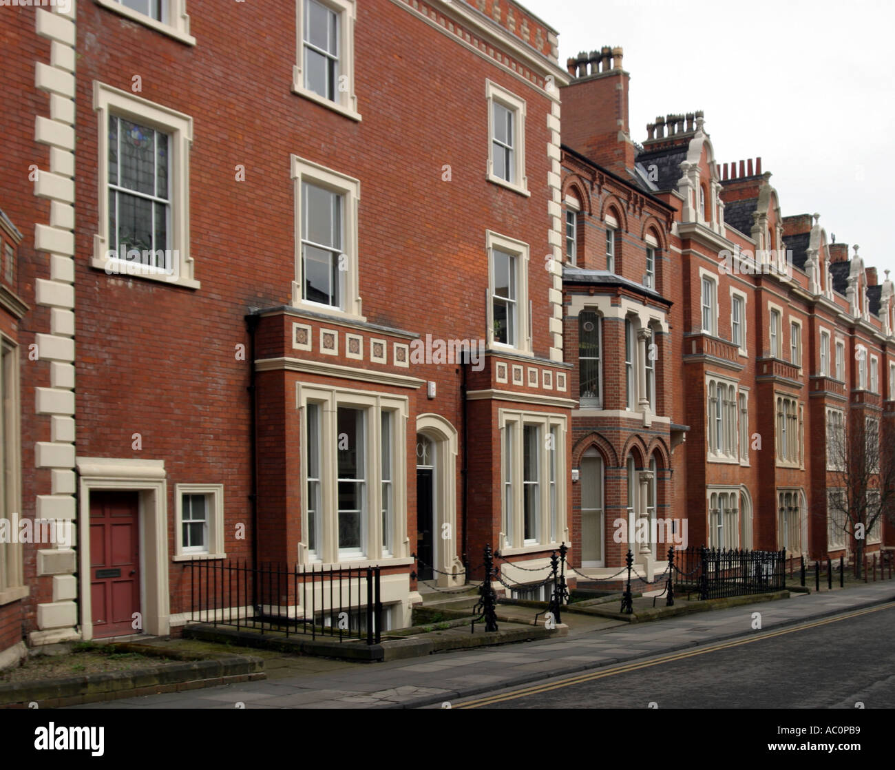 Georgian Terrace Regent Street Nottingham Stock Photo - Alamy