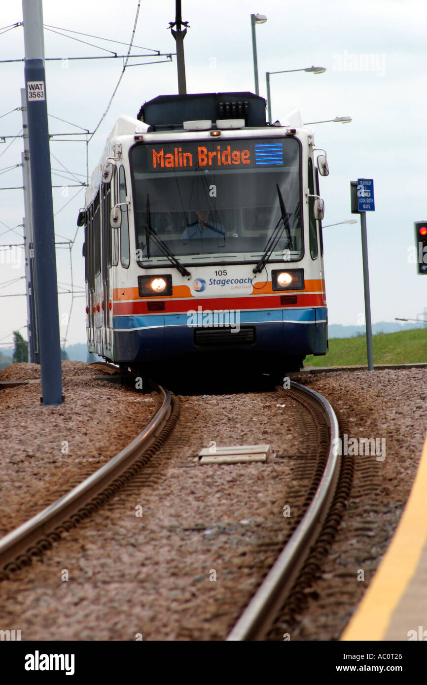 Tram line sheffield hi-res stock photography and images - Alamy