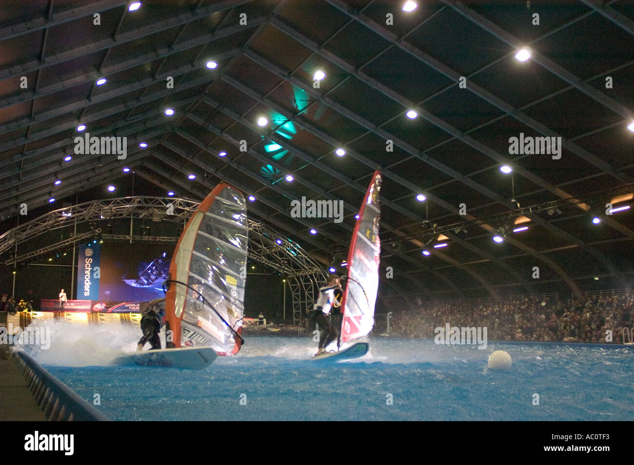 Indoor windsurfing action hi-res stock photography and images - Alamy