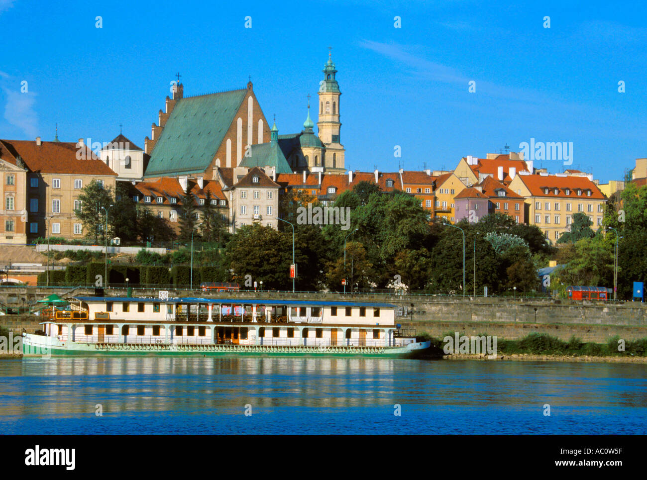 Poland Warsaw skyline Stock Photo - Alamy