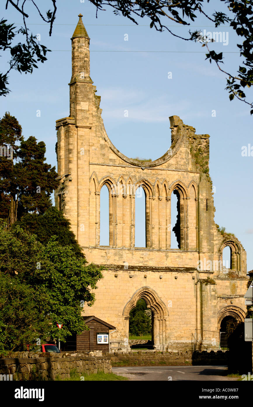 Byland Abbey North Yorkshire England Stock Photo - Alamy