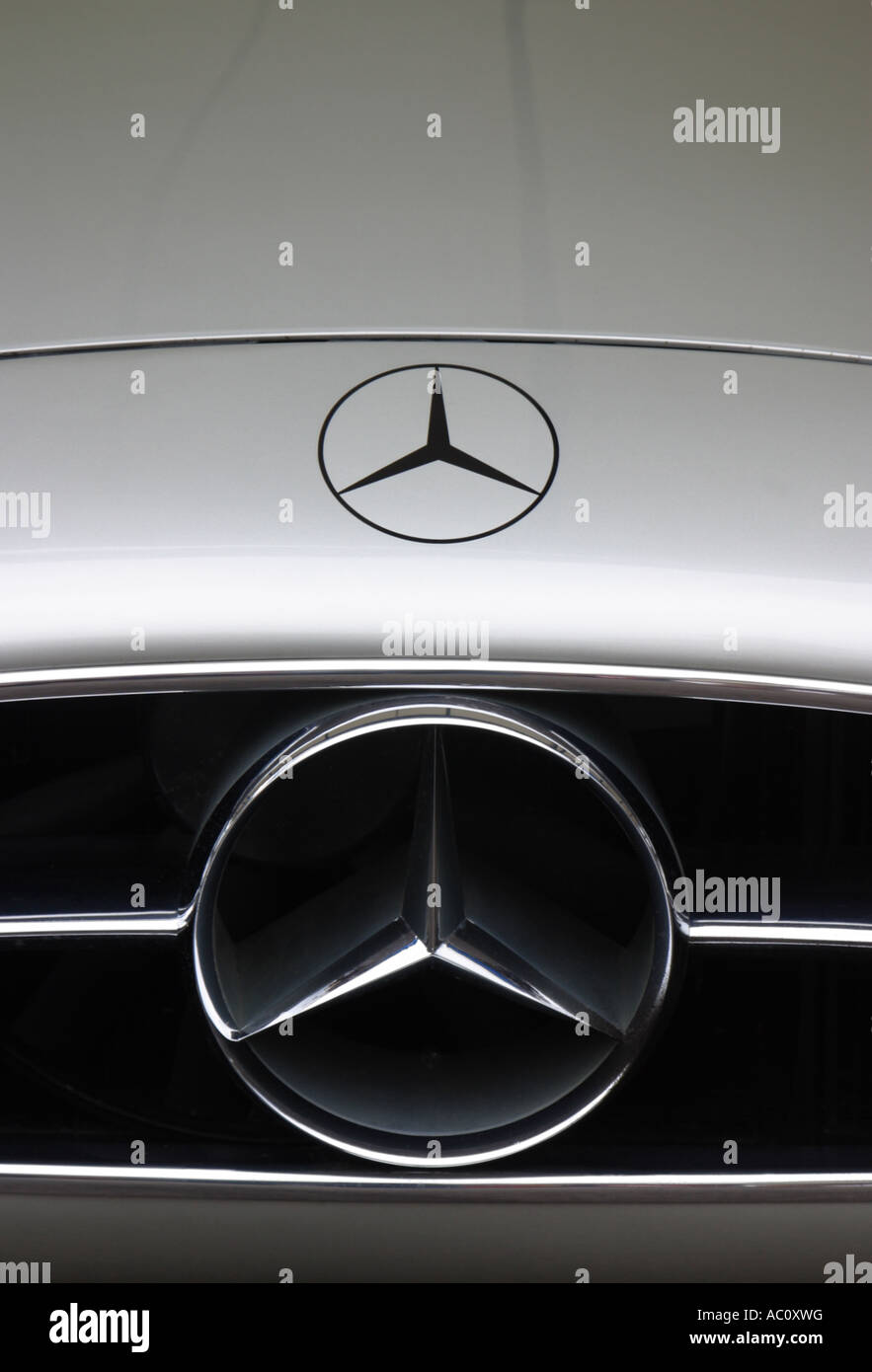 Detail of 1955 Mercedes Benz Stock Photo - Alamy