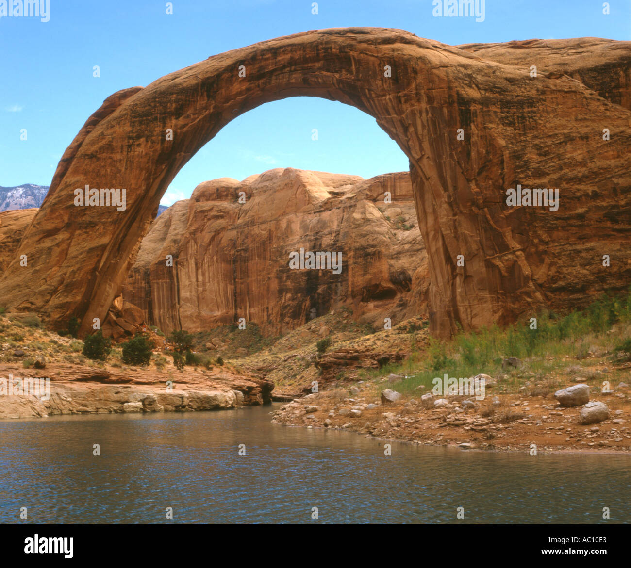 Rainbow bridge at lake powell hi-res stock photography and images - Alamy